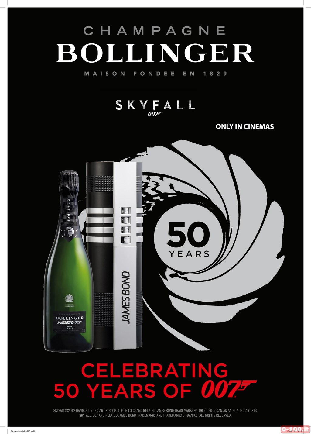 Champagne Bollinger Edizione limitata per 007 - 0-100 Motori Orologi ...