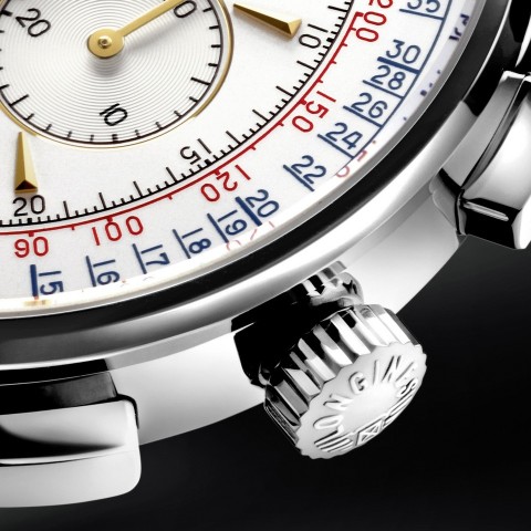 Longines Asthmometer-Pulsometer Chronograph - 0-100 Motori Orologi ...